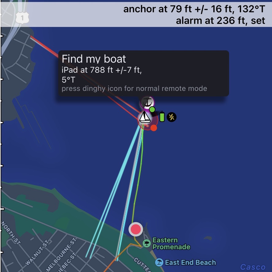 The Importance of a Rock Solid Anchor Monitor – From The Galley